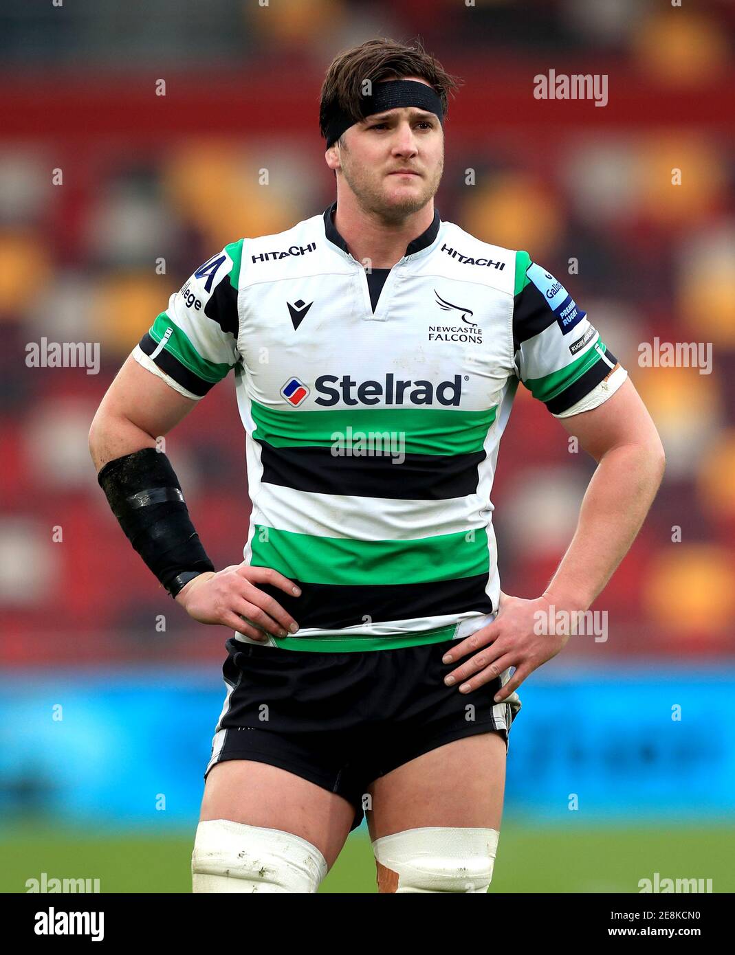 Newcastle Falcons' Sean Robinson during the Gallagher Premiership match ...