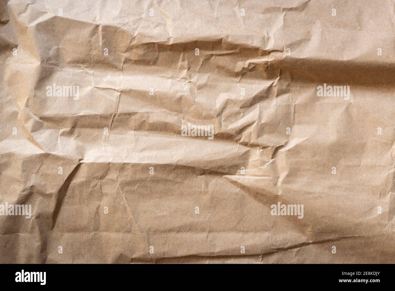 Close up crumpled brown paper texture and background Stock Photo - Alamy