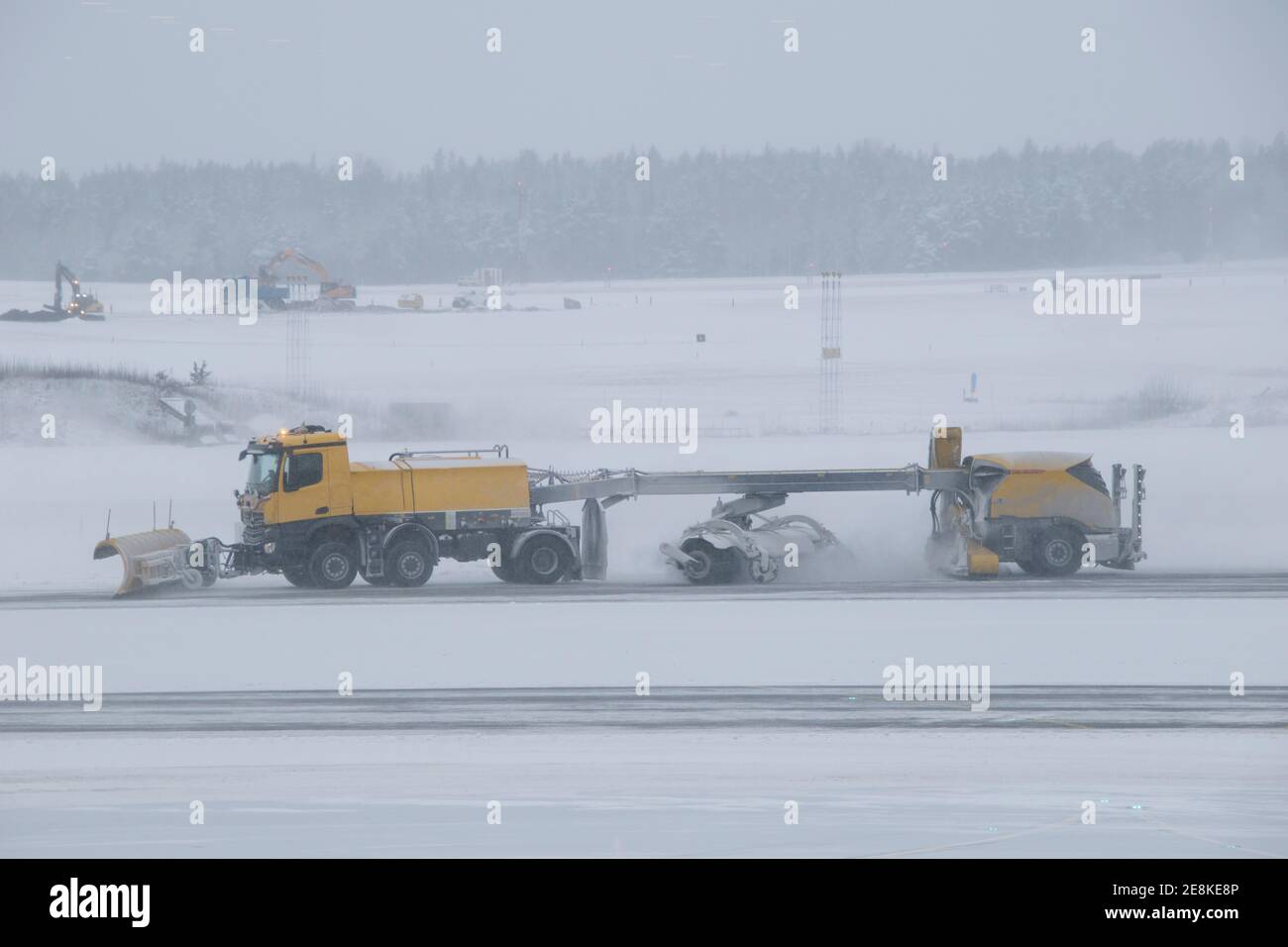 Snow Runway High Resolution Stock Photography and Images - Alamy