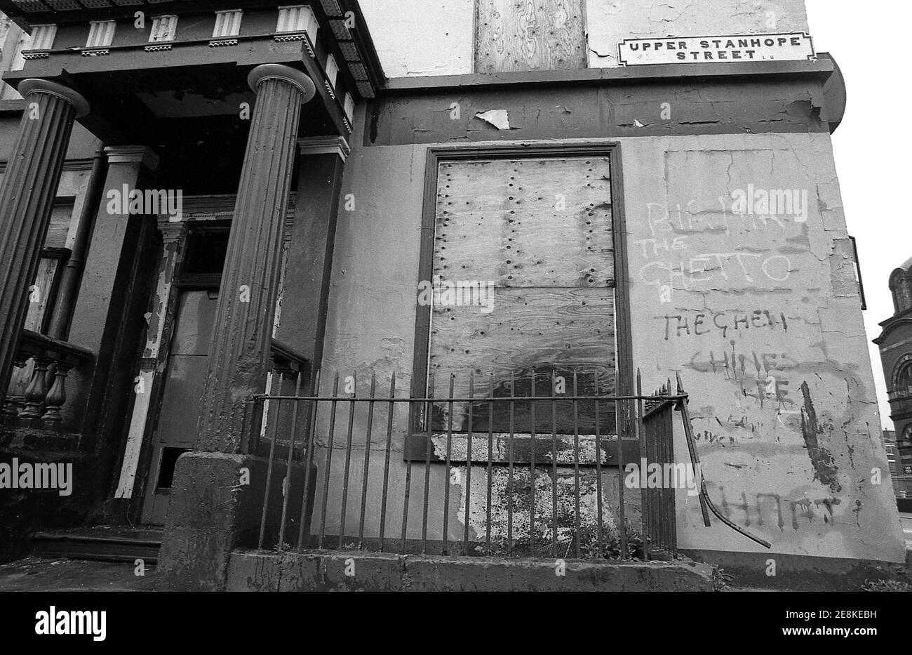 The inner city district of Toxteth Liverpool 8. Images shot for the ...