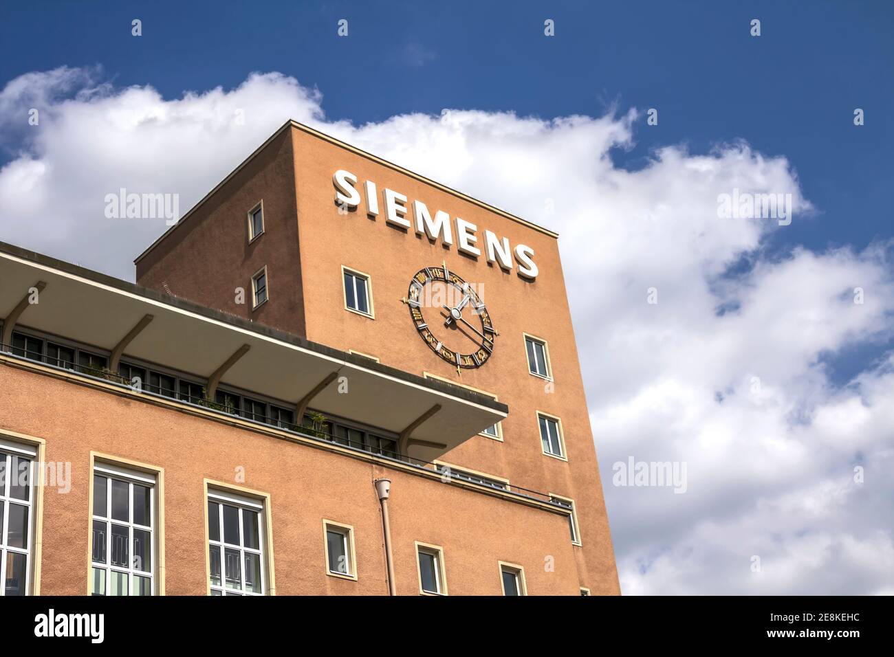 Erlangen, Germany: Siemens center; Siemens AG is a German company ...