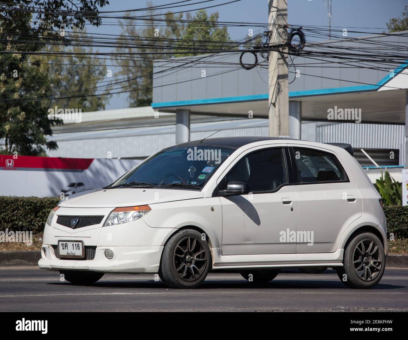 Chiangmai, Thailand - December 24 2020: Private Proton Savvy. Product ...