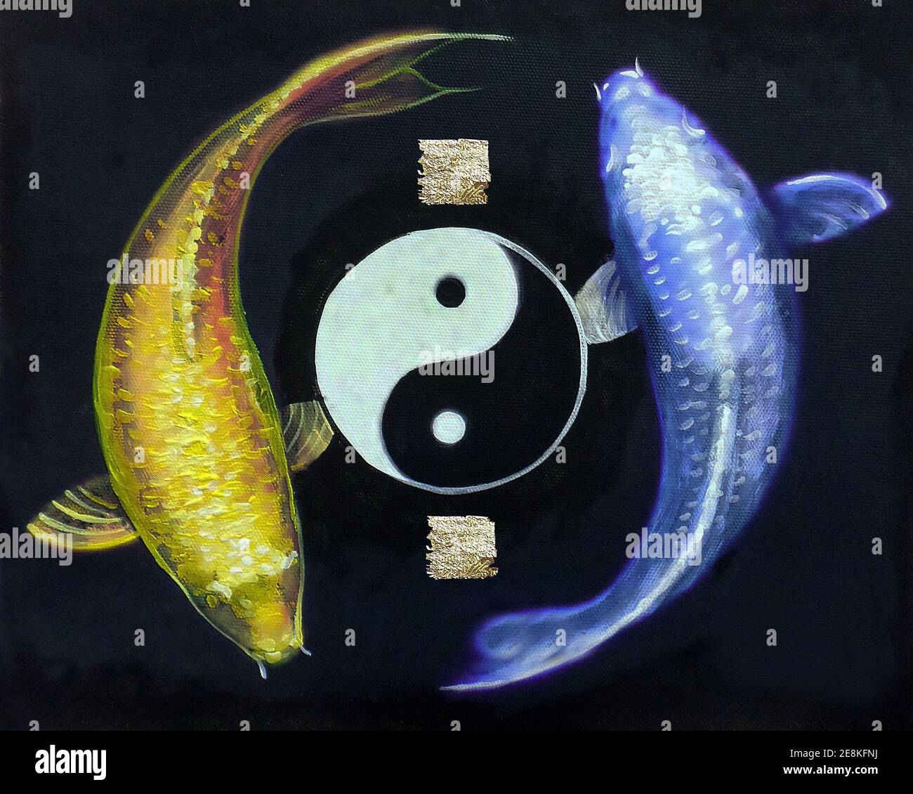 Yin and yang painting hi-res stock photography and images - Alamy