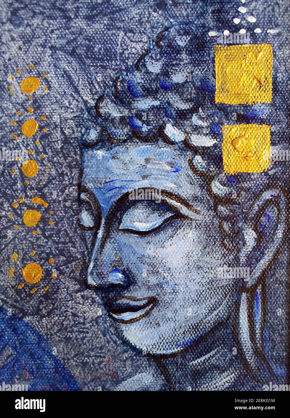 Art ,painting ,oil , color ,Buddha statue,Thailand Buddhist Stock Photo ...