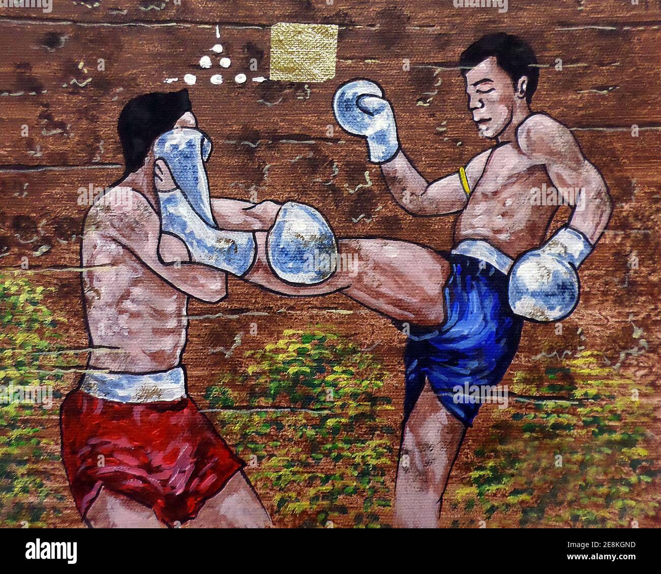 Muaythai illustration hi-res stock photography and images - Alamy