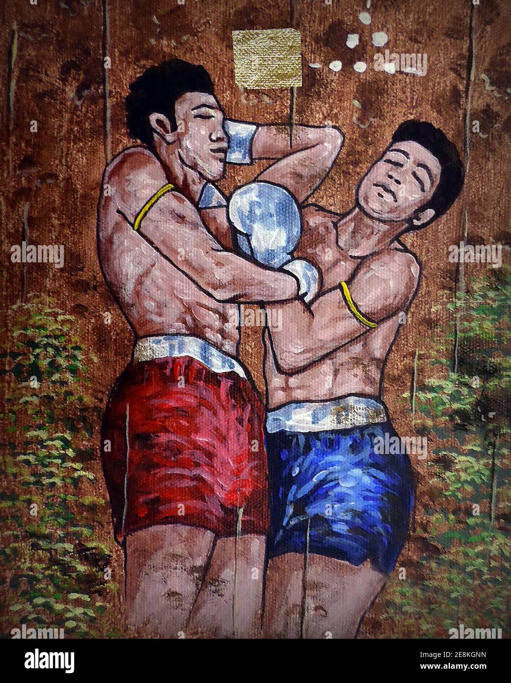 Muaythai illustration hi-res stock photography and images - Alamy