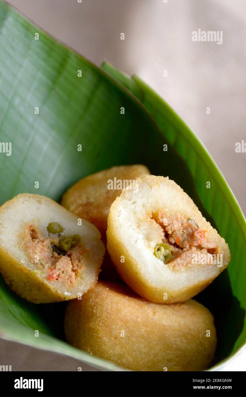combro cake is the traditional cake of western Java, Indonesia. Its ...