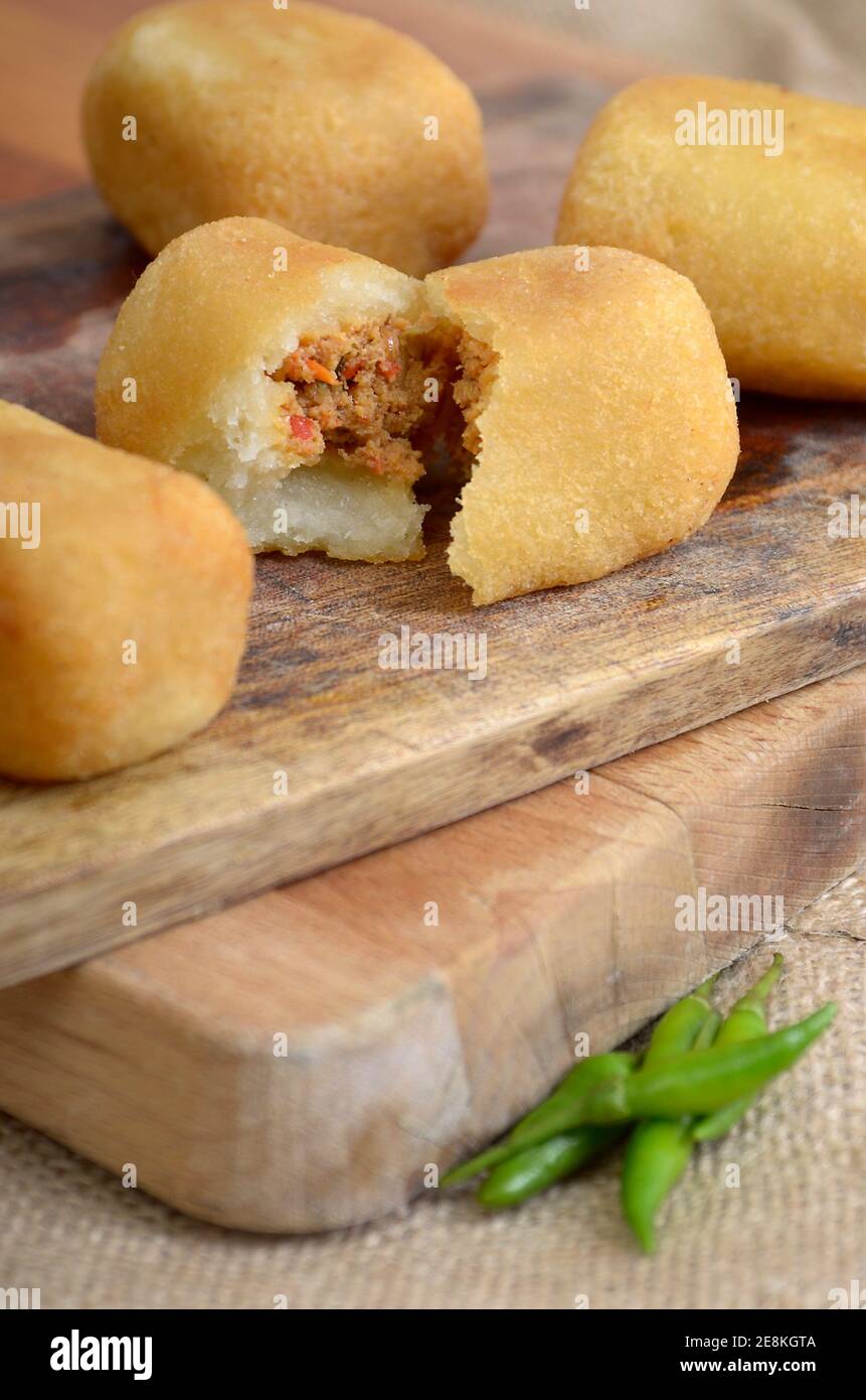 combro cake is the traditional cake of western Java, Indonesia. Its ...