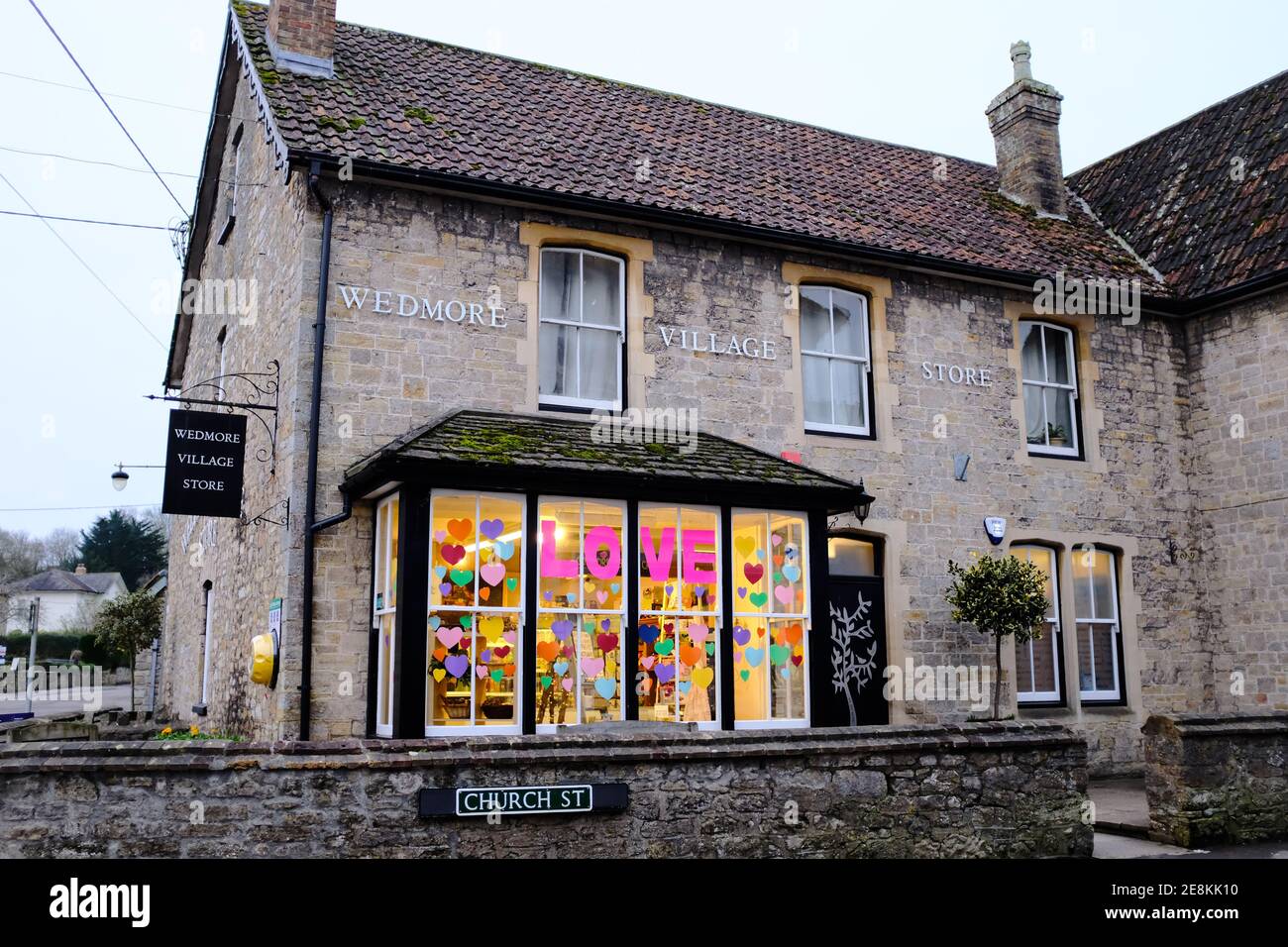 Valentines day window display in hi-res stock photography and images ...