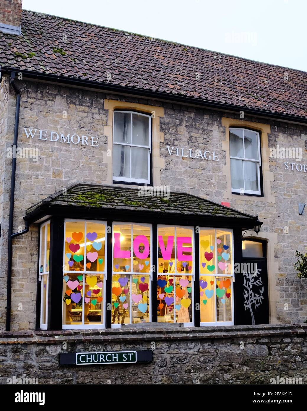 January 2021 - Valentines day approaching at the village shop in ...