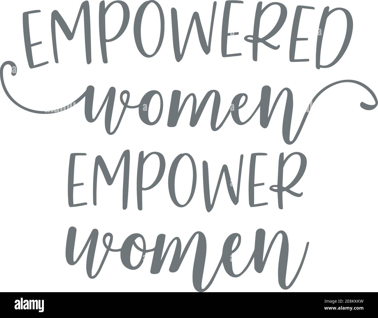 Women Empower Stock Vector Images - Alamy