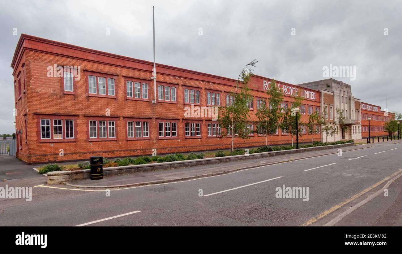 Derby, United Kingdom May 24, 2020: The preserved historic Rolls-Royce ...