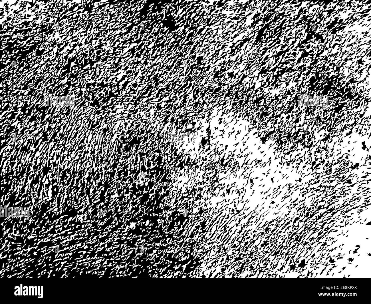 Grungy vector texture of brushed plaster wall. Dark frequent particles ...