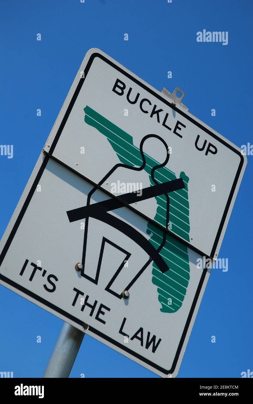 Buckle Up Caution Signs