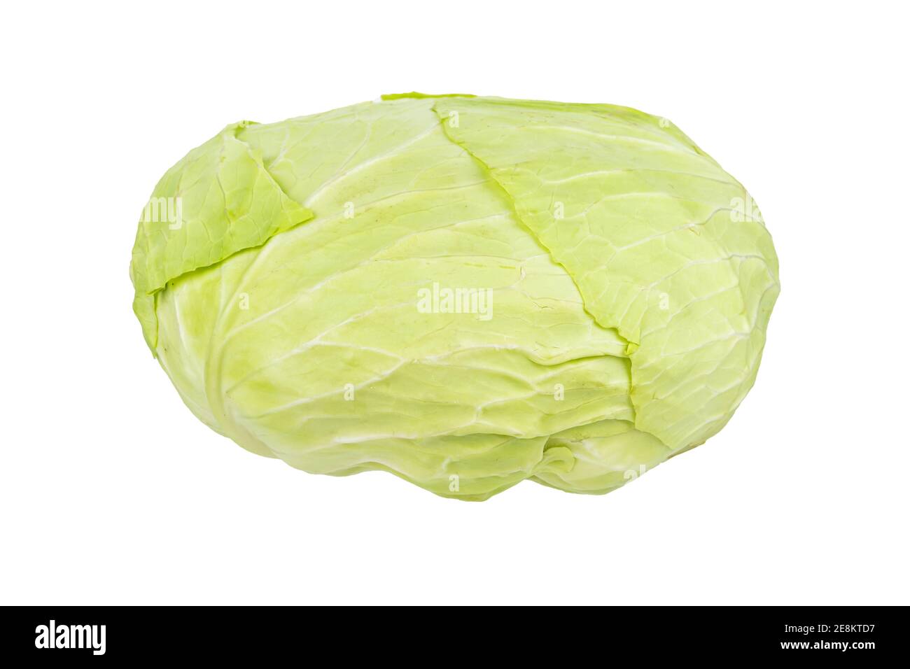 head white cabbage isolated on white background Stock Photo - Alamy