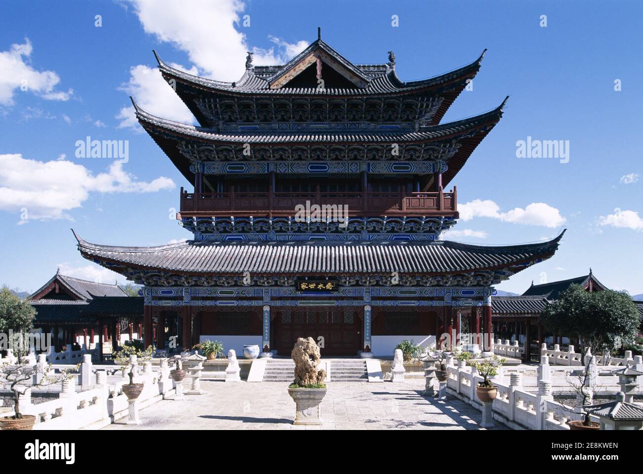 Asia,China,Yunnan, Lijiang, The Mu Family Ming Dynasty Mansion and ...
