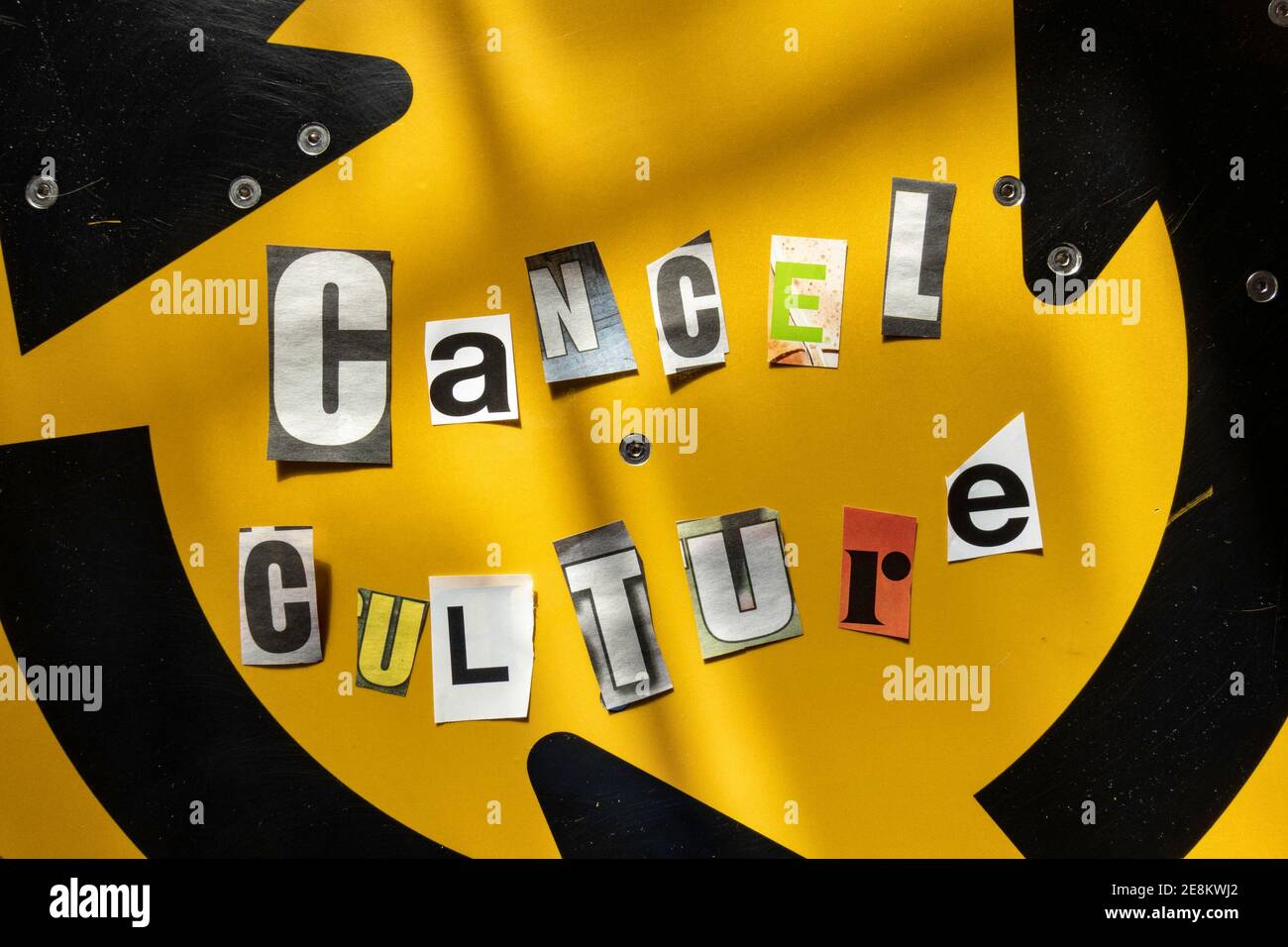 Cancel culture hi-res stock photography and images - Alamy