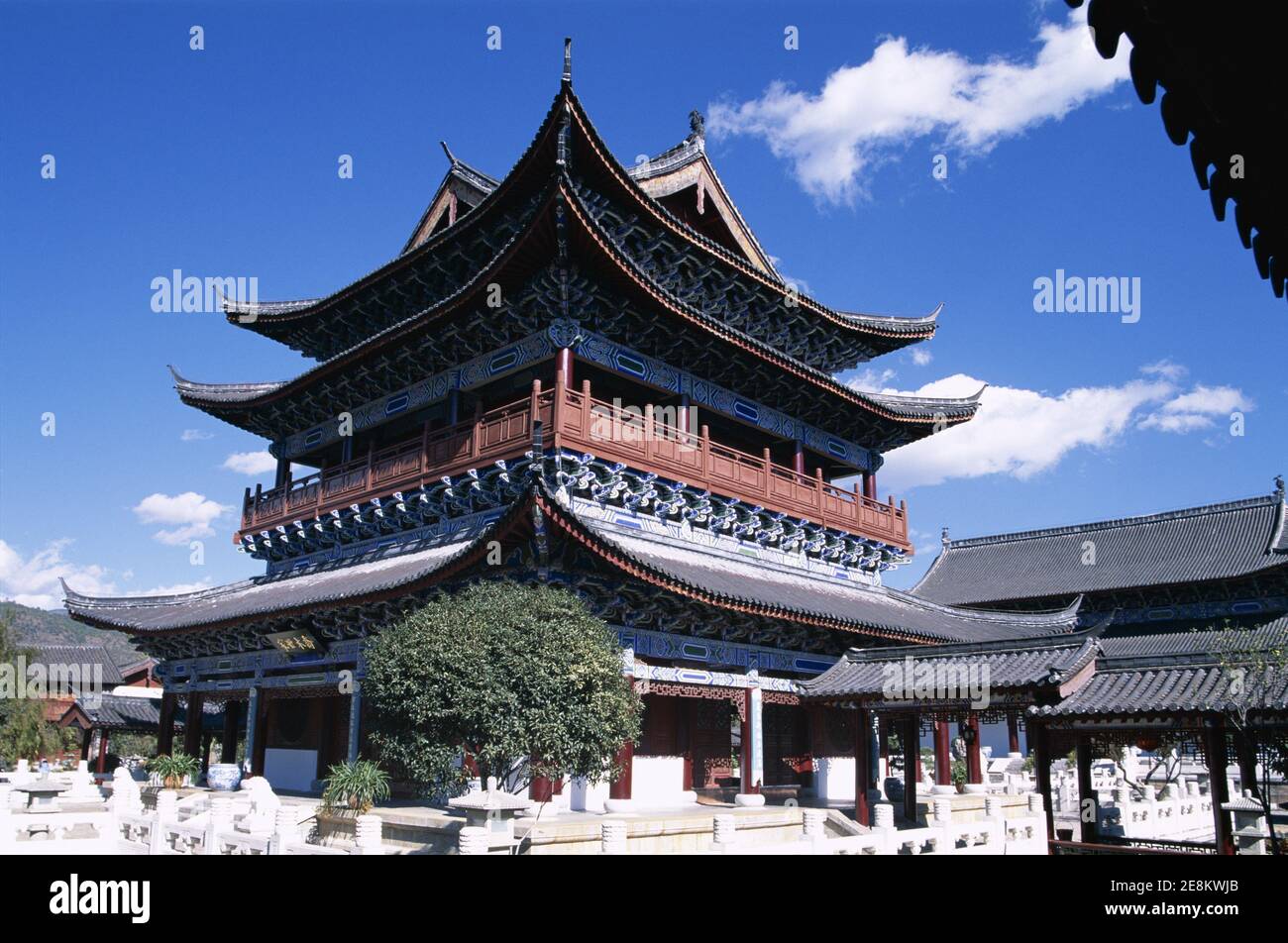 Asia,China,Yunnan, Lijiang, The Mu Family Ming Dynasty Mansion and ...
