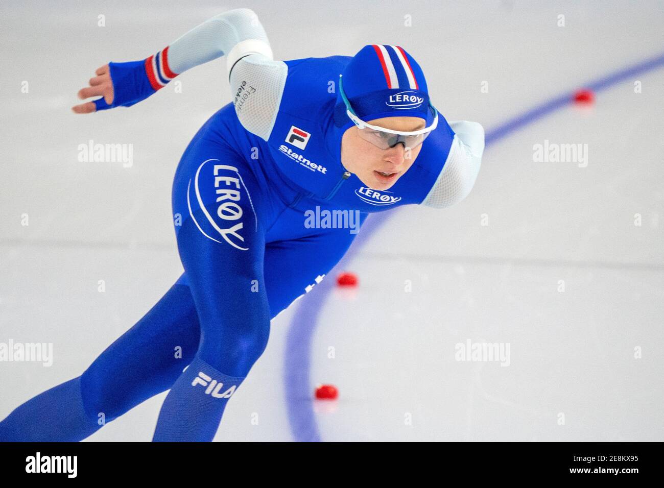 HEERENVEEN, THE NETHERLANDS - JANUARY 30: Ragne Wiklund of Norway ...