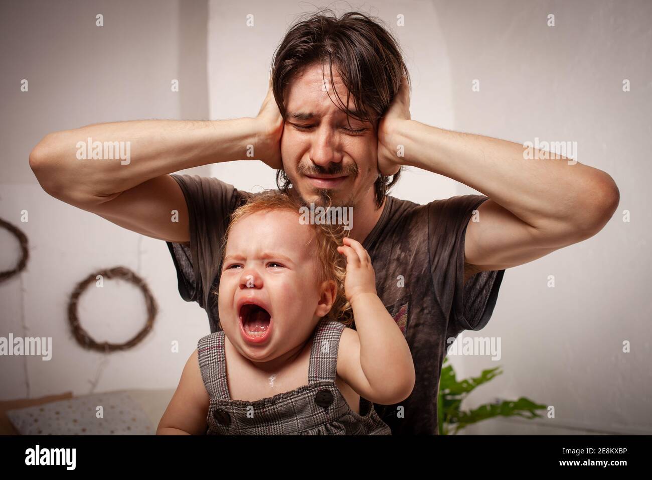 The child is screaming, hysterical. A tired dad doesn't want to hear ...