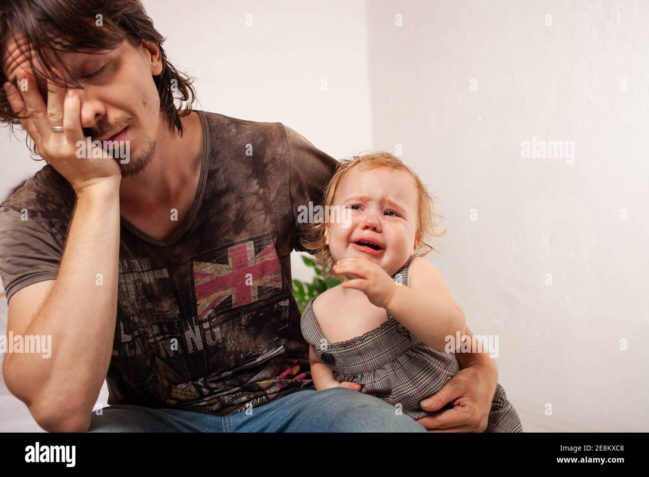 Father child sick worried not hospital hi-res stock photography and ...
