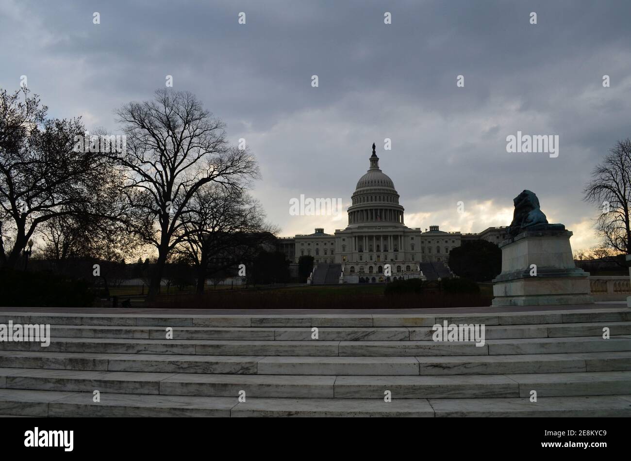 Fantastic scenic look at the US Capitol Building in DC Stock Photo - Alamy