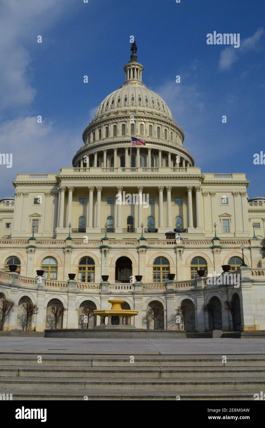 Terrific view of the front of the US Capitol Building Stock Photo - Alamy