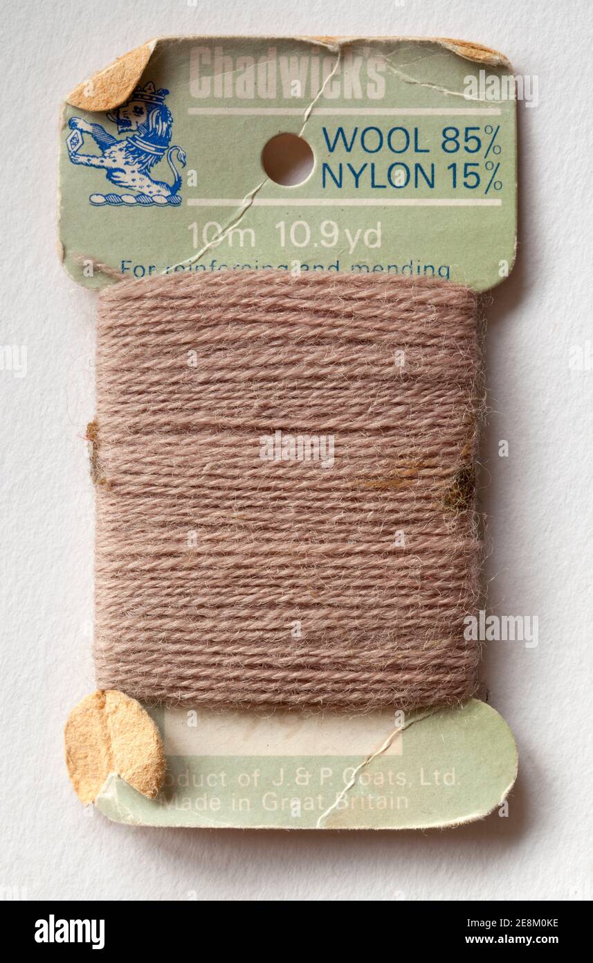 Vintage Chadwicks Sewing Thread Stock Photo - Alamy