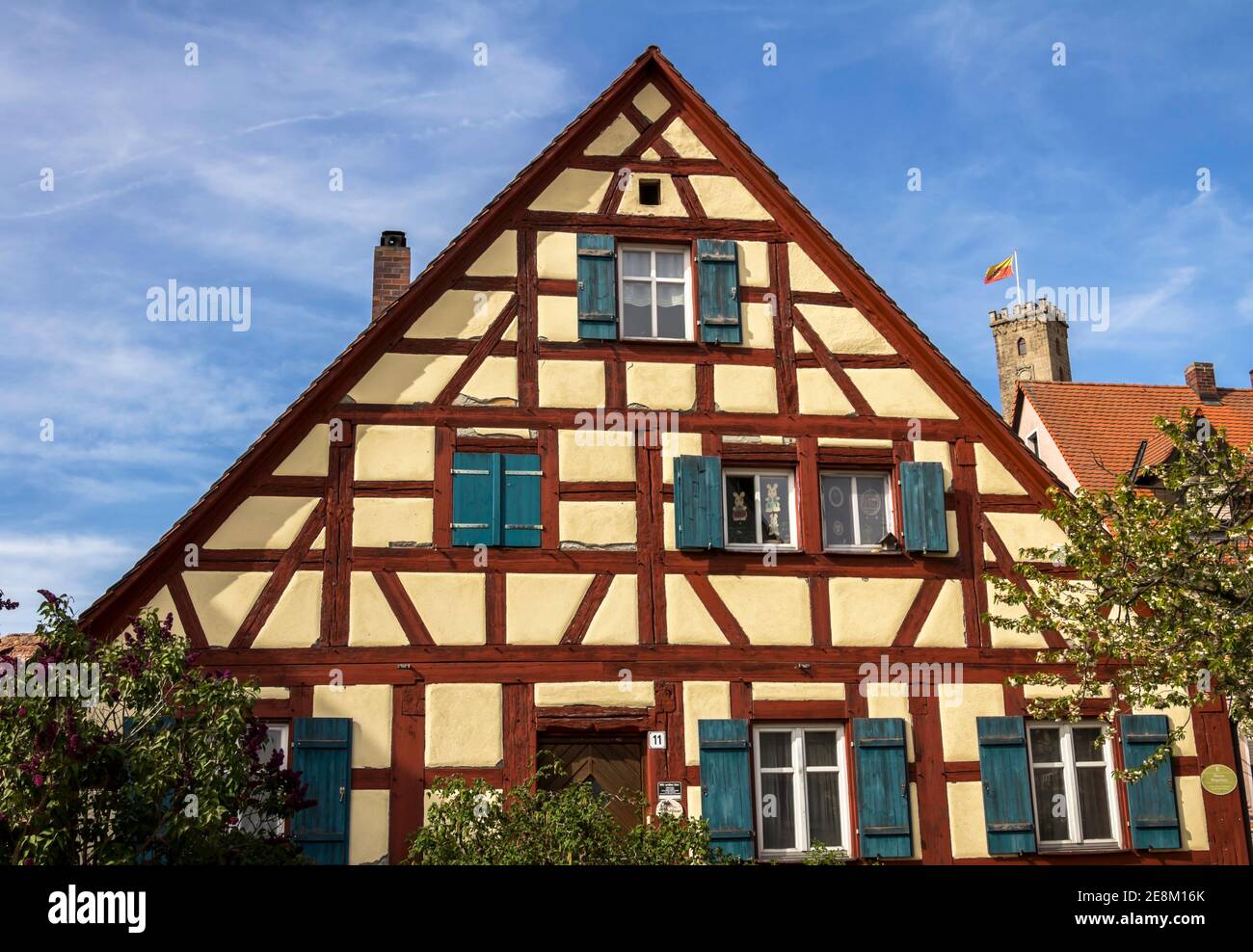 Roof of a house in bavarian style Stock Photo - Alamy