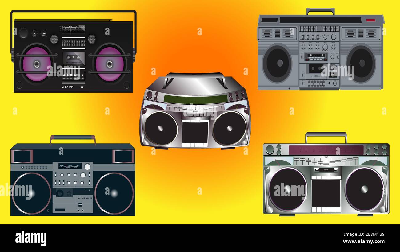 radio art vector Stock Vector Image & Art - Alamy