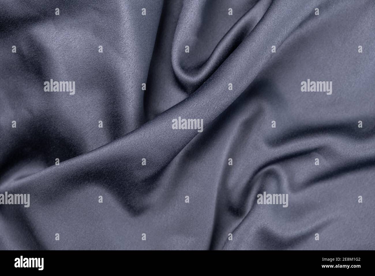 wavy rippled gray blue purple silk satin fabric background Stock Photo ...