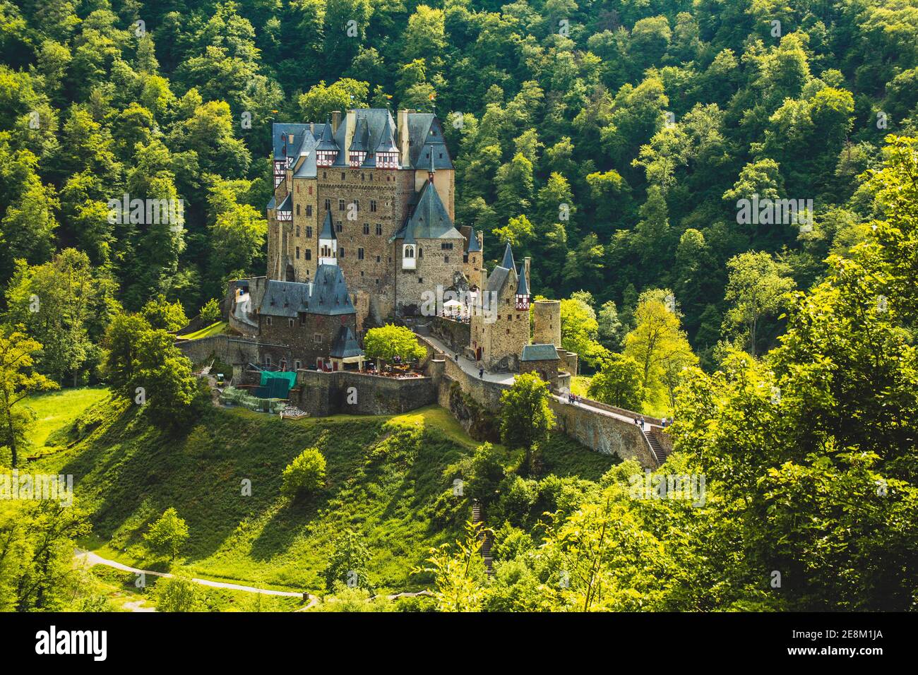 Eltz castle in spring hi-res stock photography and images - Alamy
