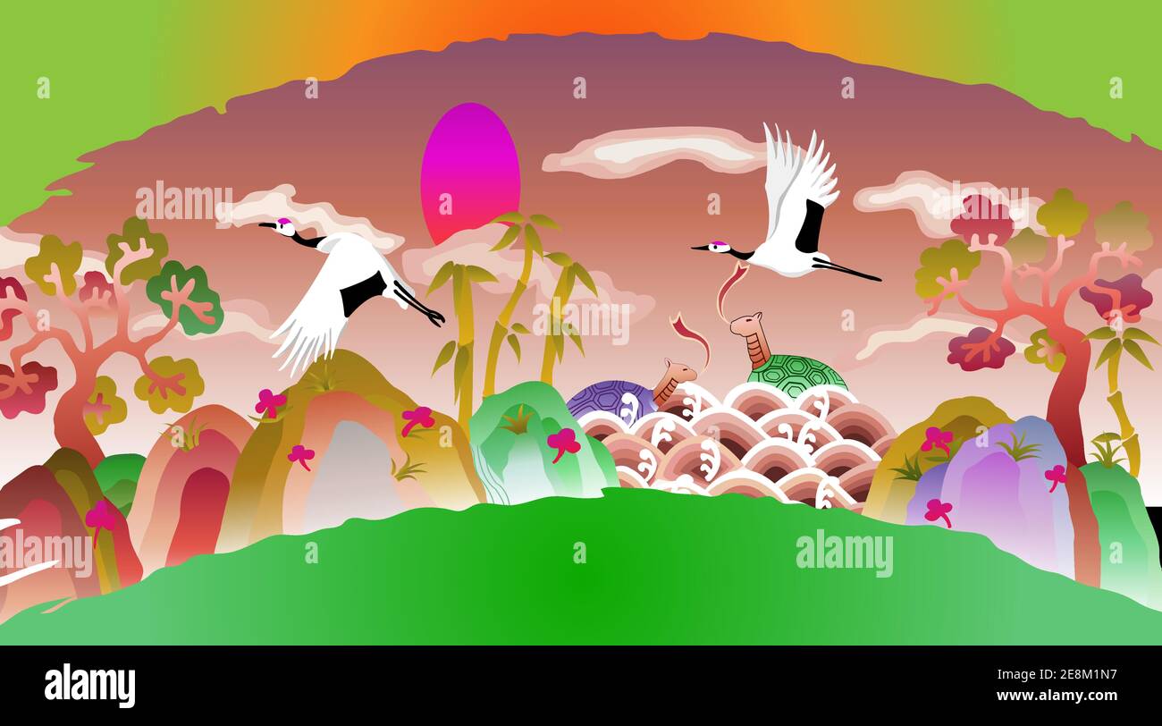 mountain view vector art Stock Vector Image & Art - Alamy