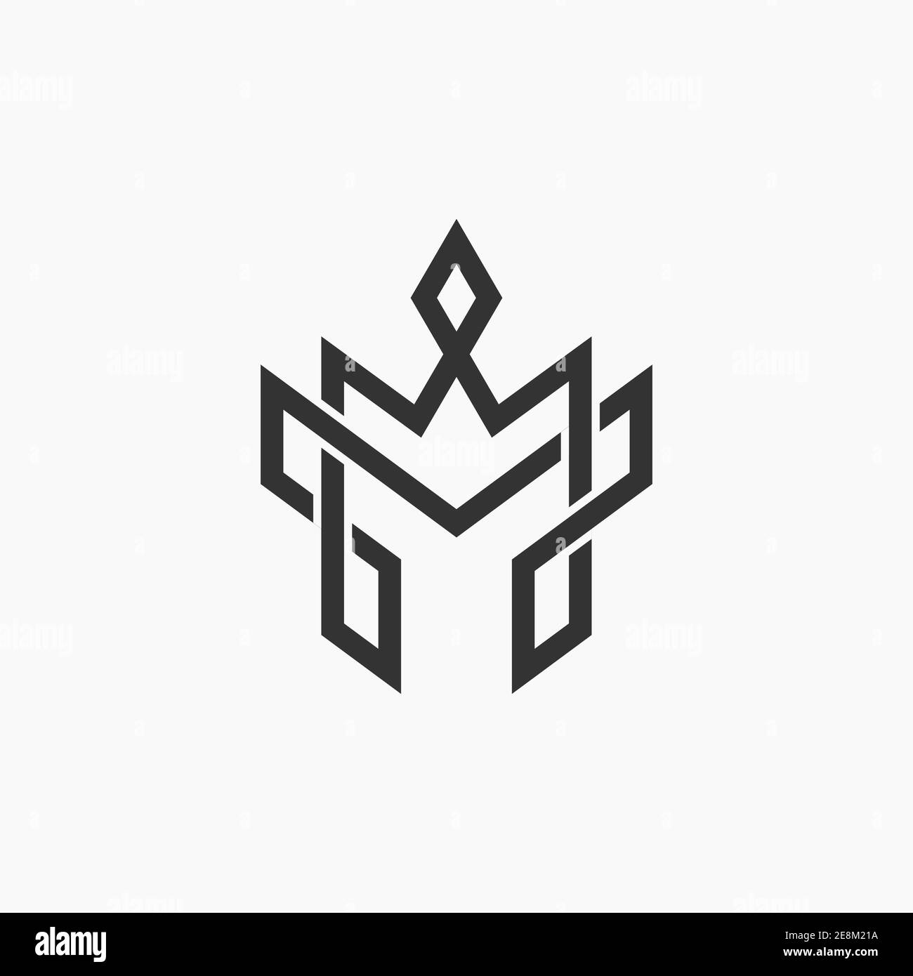 M crown vector Black and White Stock Photos & Images - Alamy