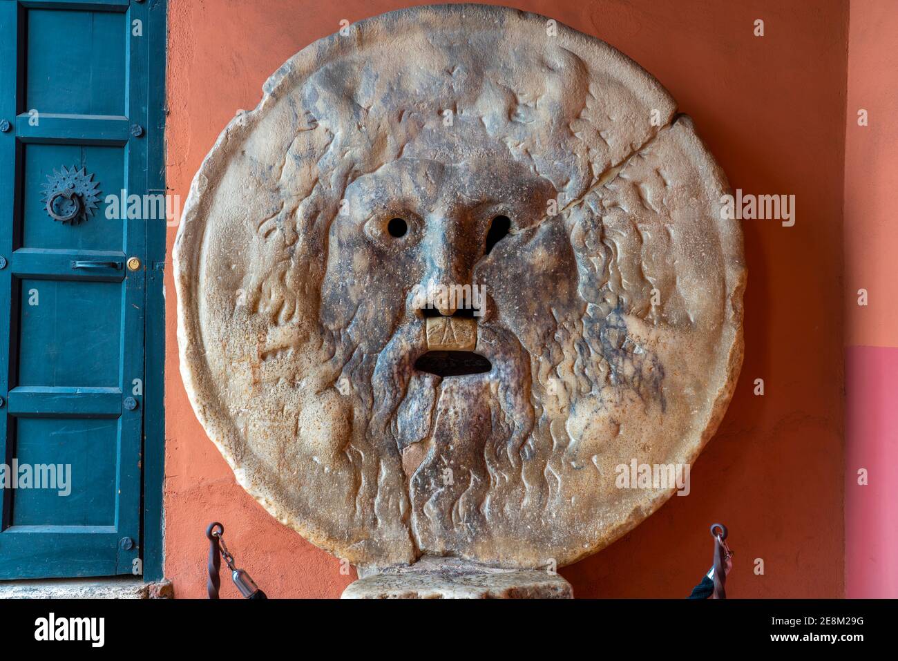 Stone face roman truth mouth hi-res stock photography and images - Alamy