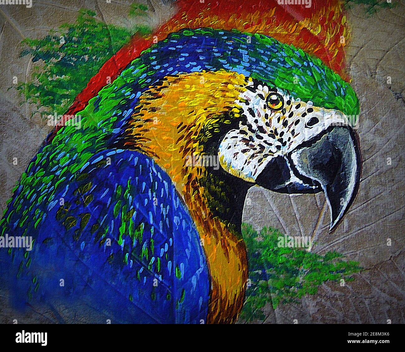 Macaw Painting