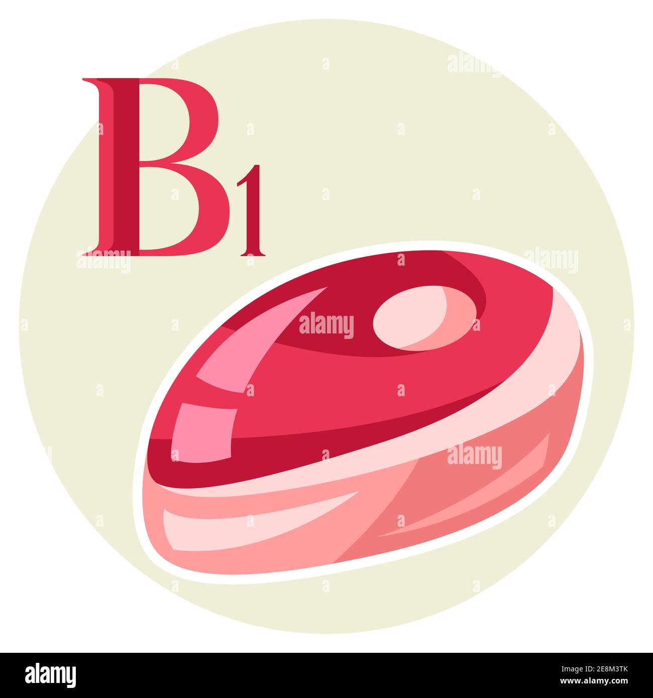 Illustration of stylized beef steak Stock Vector Image & Art - Alamy