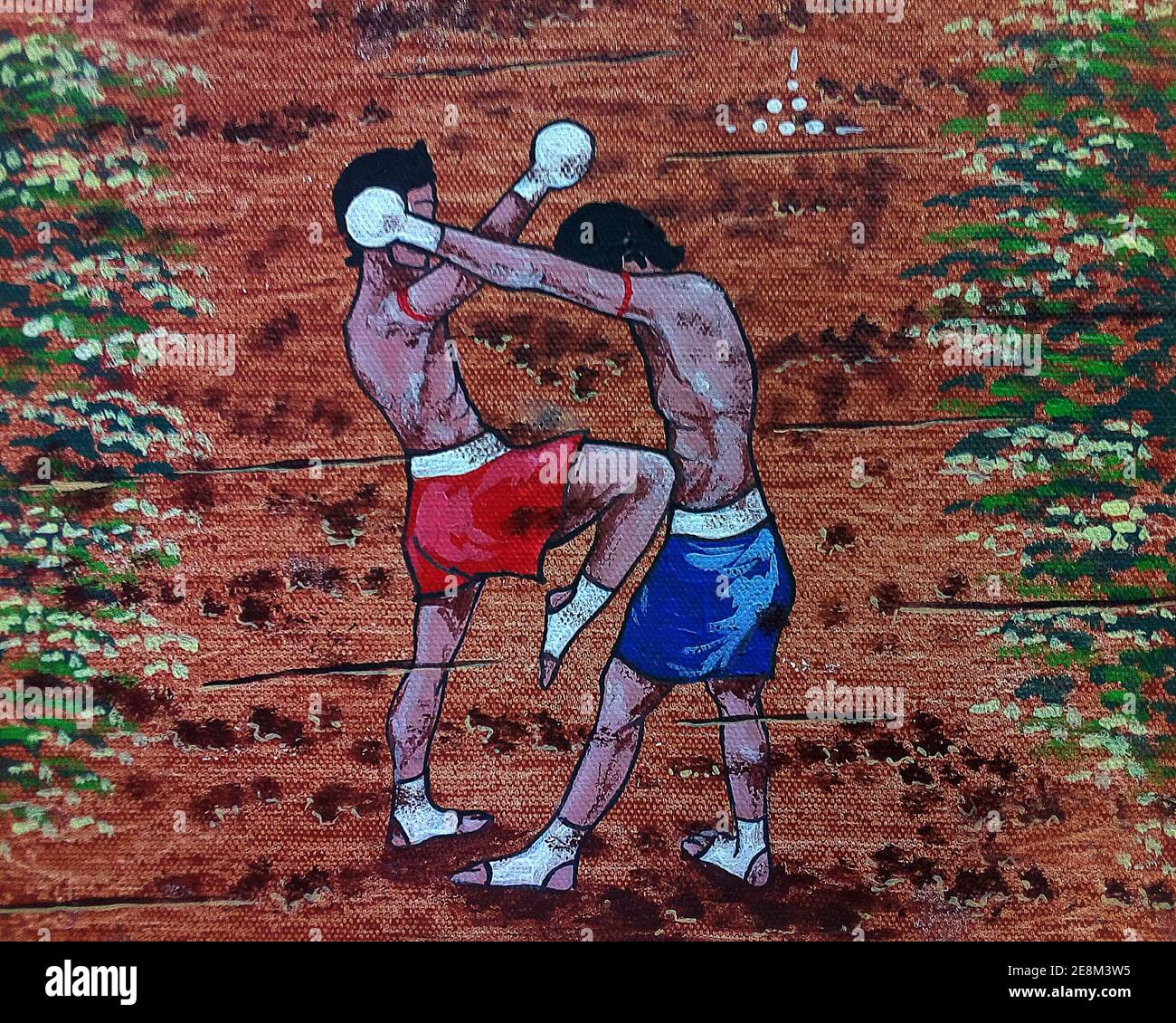 Boy thai boxing hi-res stock photography and images - Alamy