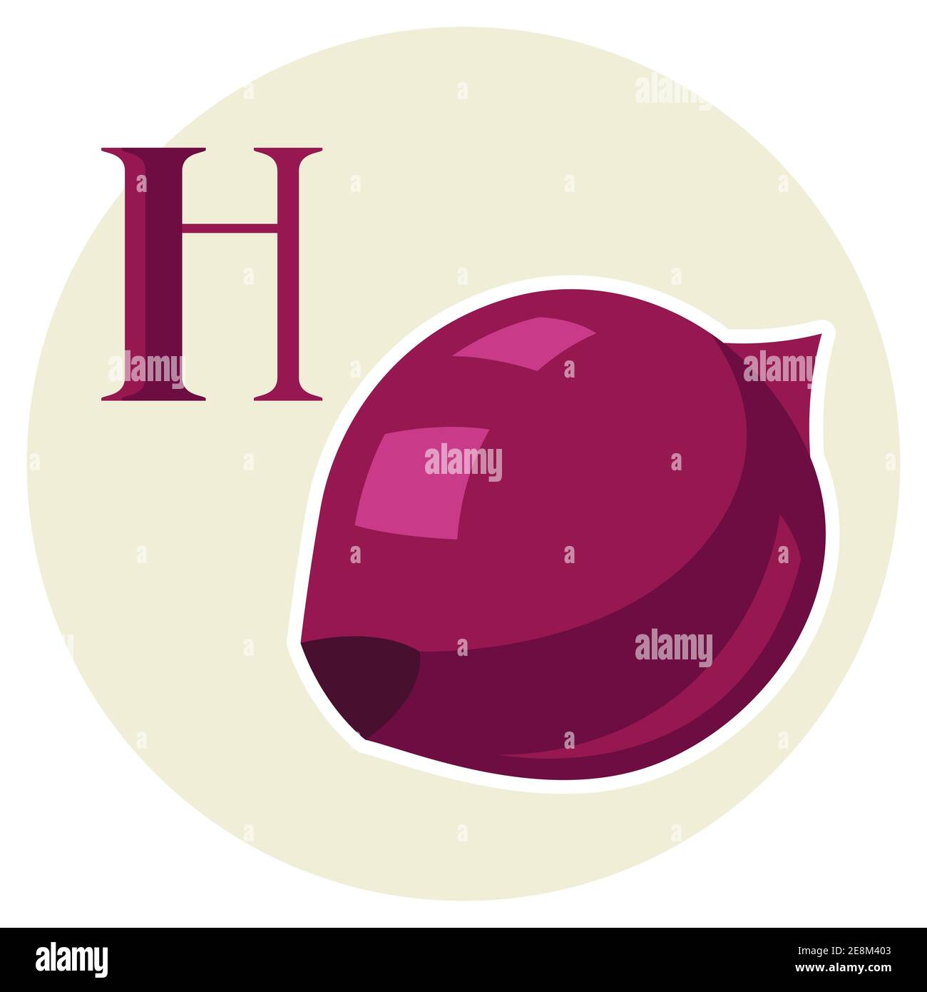 Illustration of stylized onion Stock Vector Image & Art - Alamy
