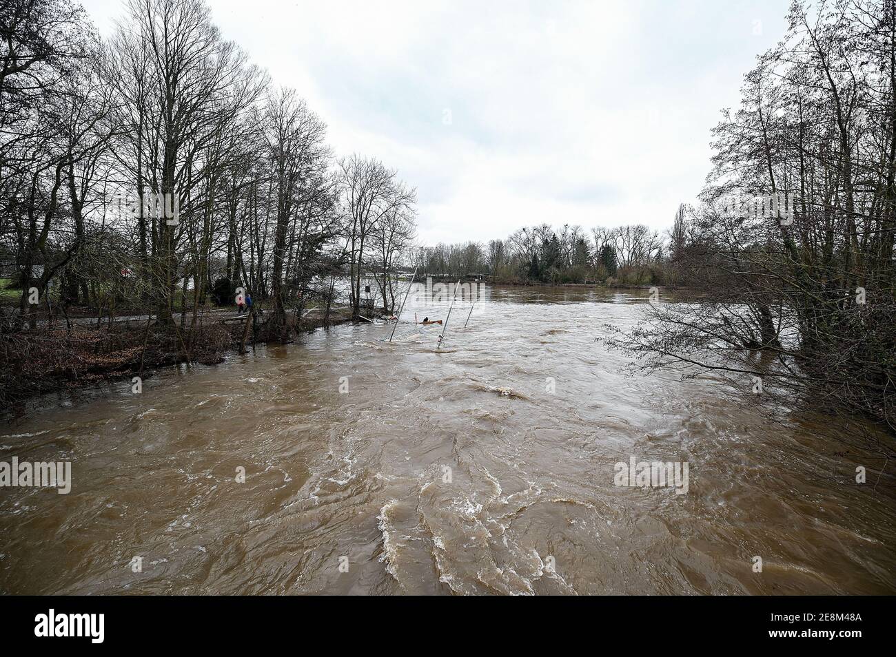 Hanau, Germany. 31st Jan, 2021. 01/31/2021, xpsx, local Hanau flood in ...