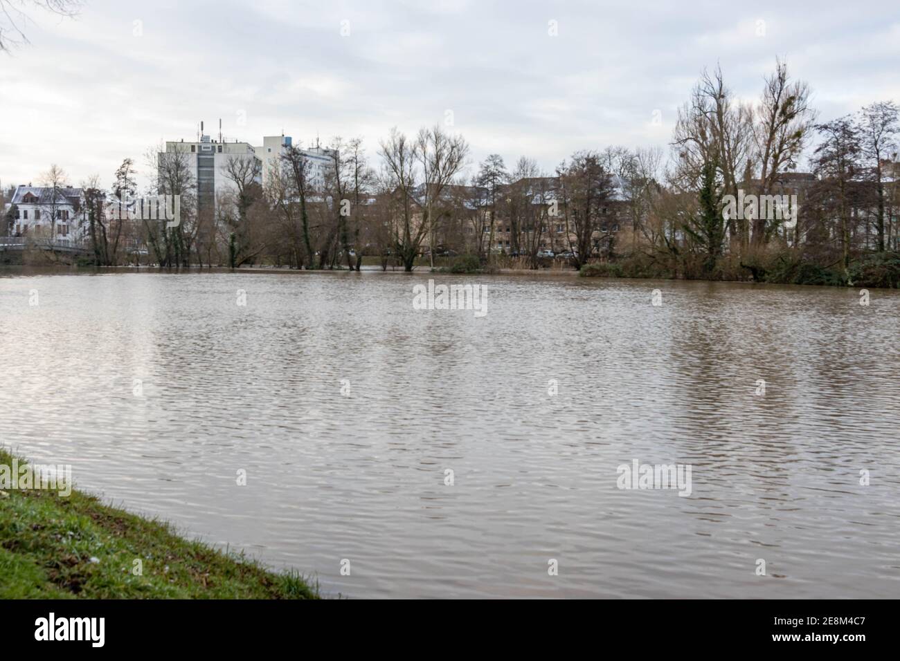 Hanau, Germany. 31st Jan, 2021. 01/31/2021, xpsx, local Hanau flood in ...