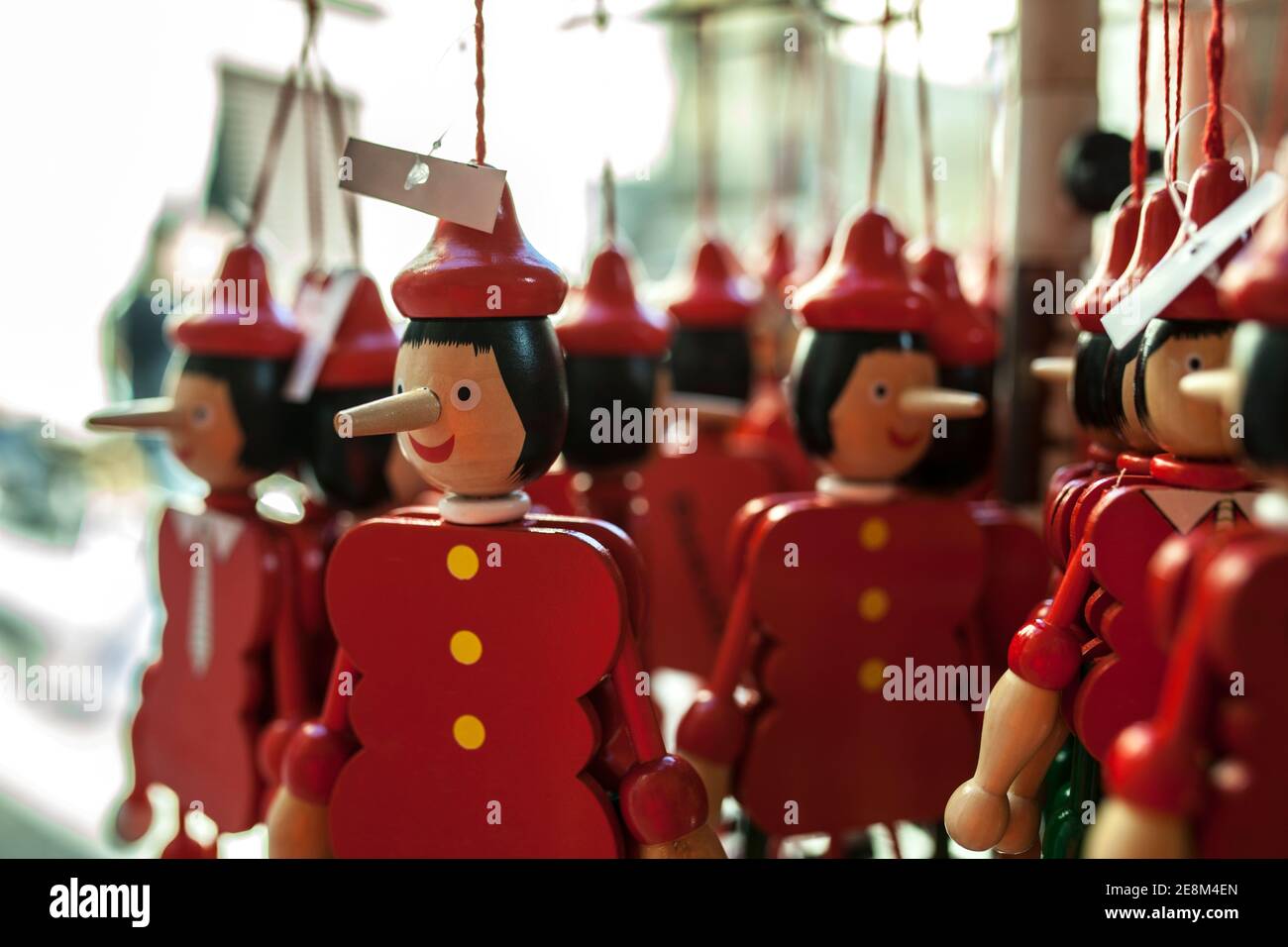 Old wooden puppets hi-res stock photography and images - Alamy