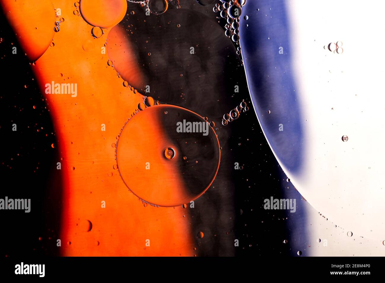 Floating oil pattern hi-res stock photography and images - Alamy