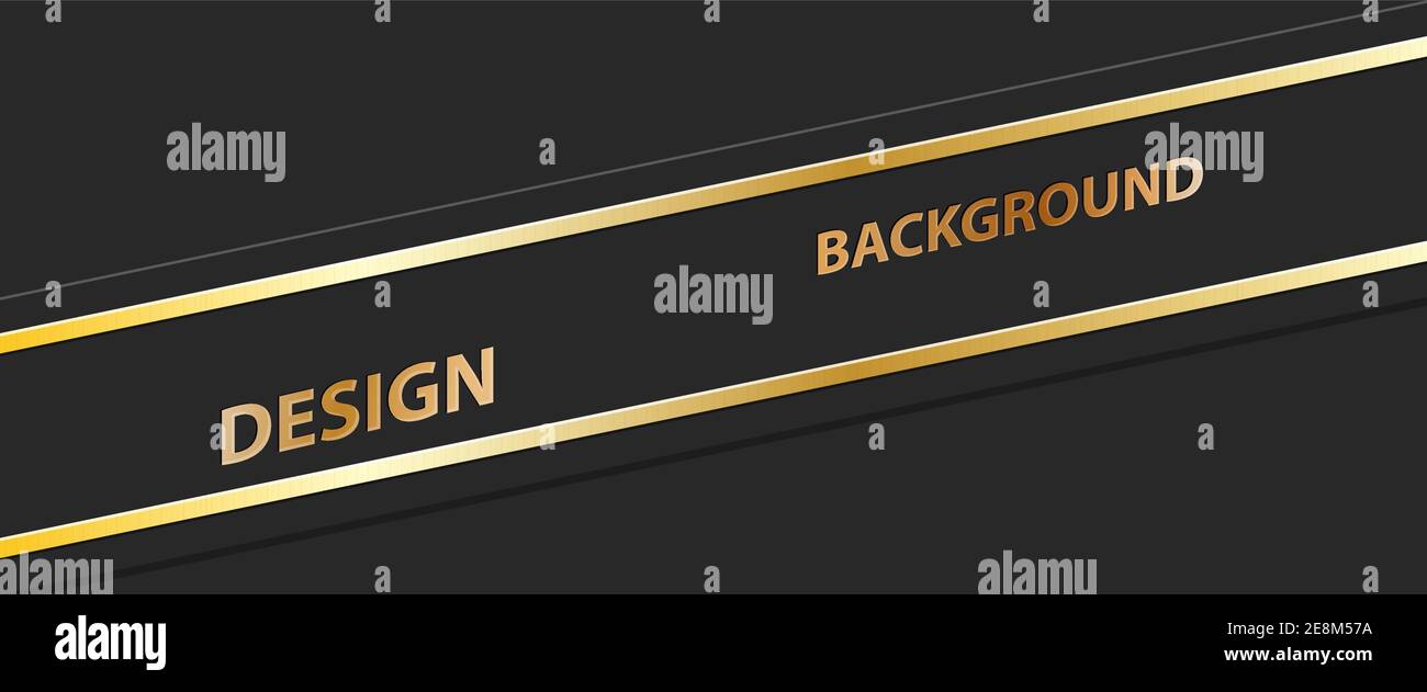 Gold Banner Psd