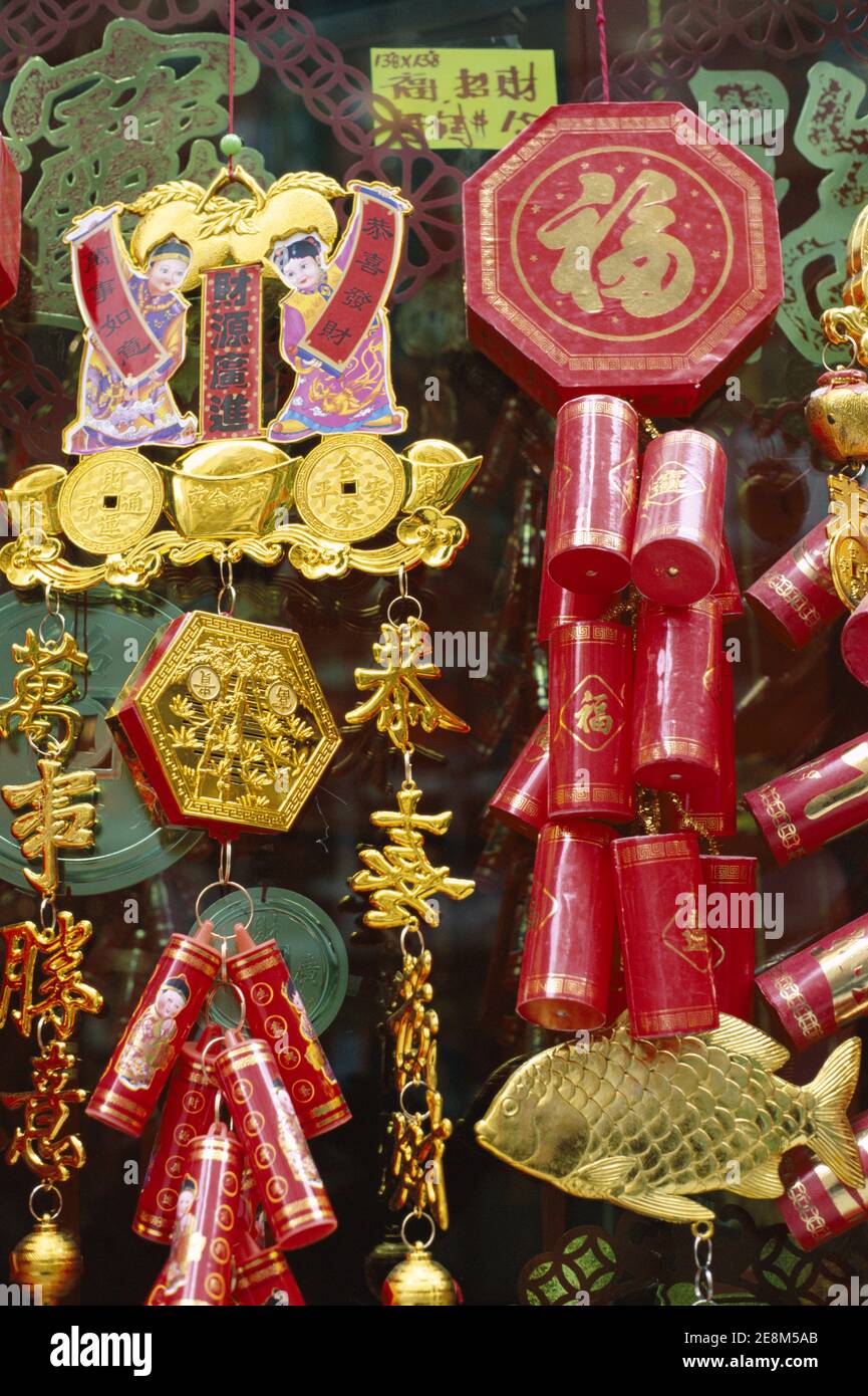 Chinese firecrackers hong kong hi-res stock photography and images - Alamy
