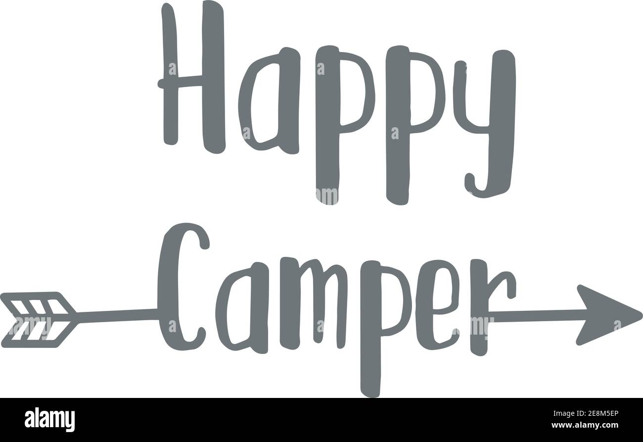 Happy Camper Stamp High Resolution Stock Photography and Images - Alamy