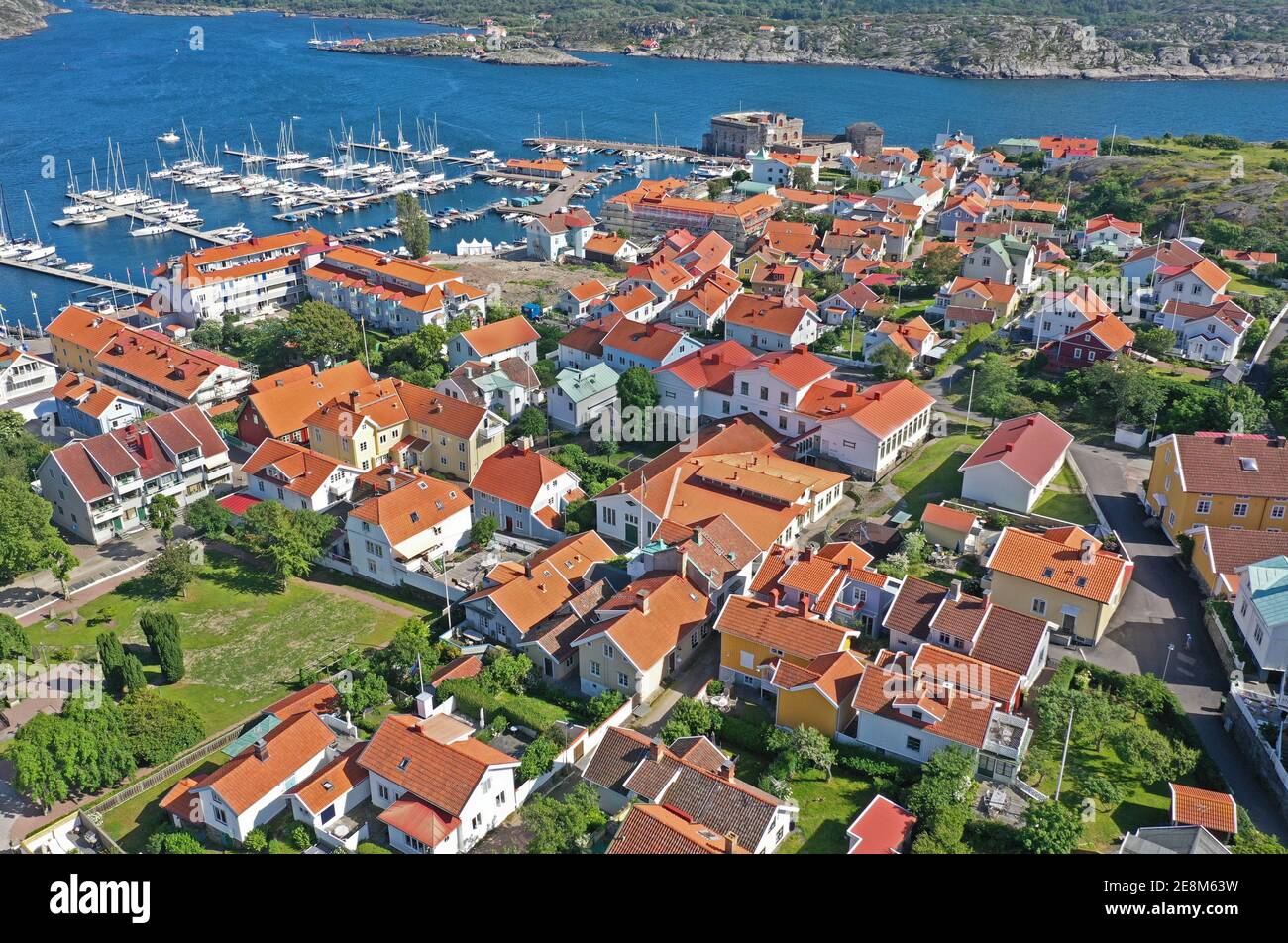 MARSTRAND 20190626Aerial view of Marstrand Stock Photo - Alamy