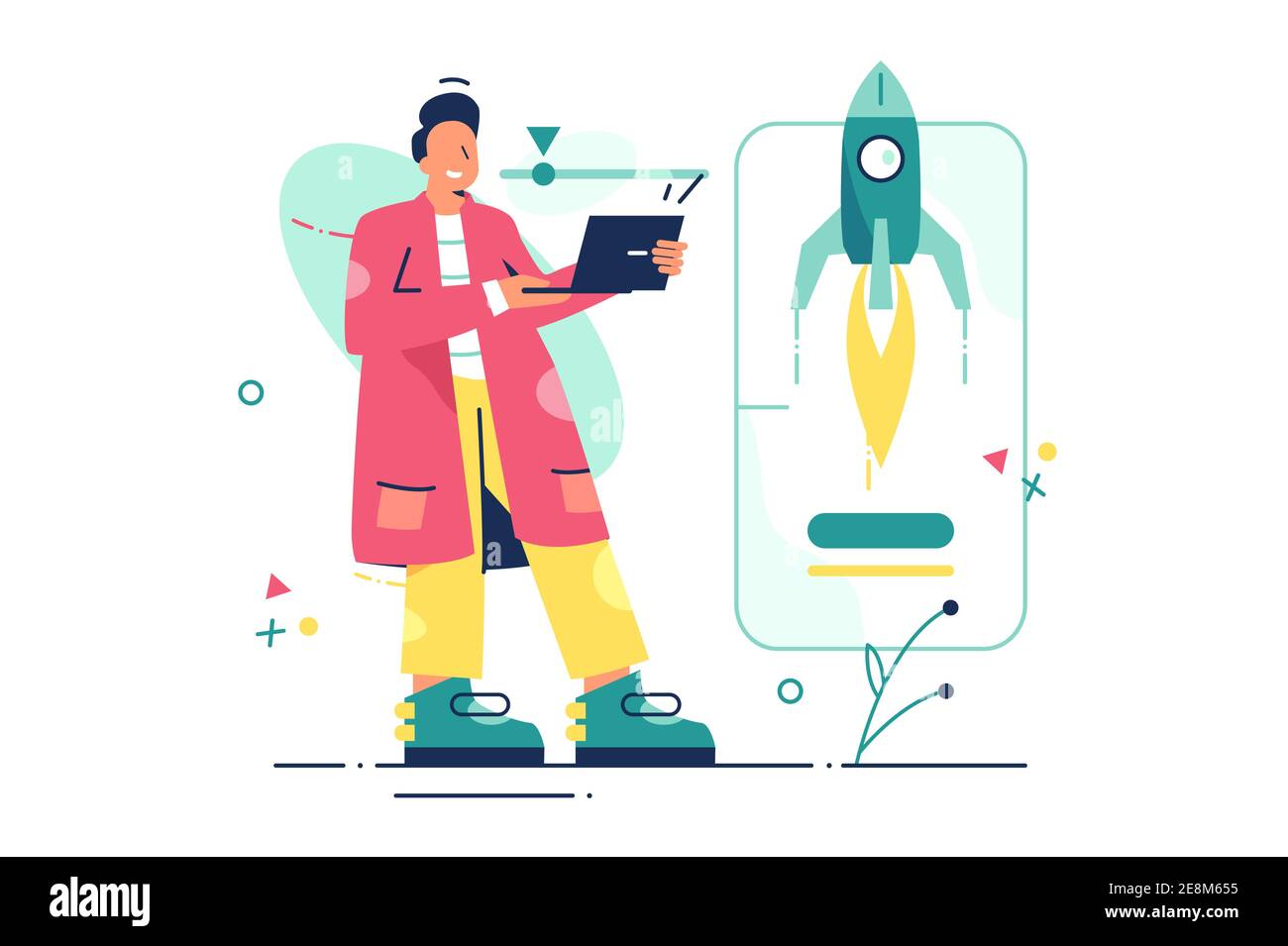 Startup screen Stock Vector Images - Alamy