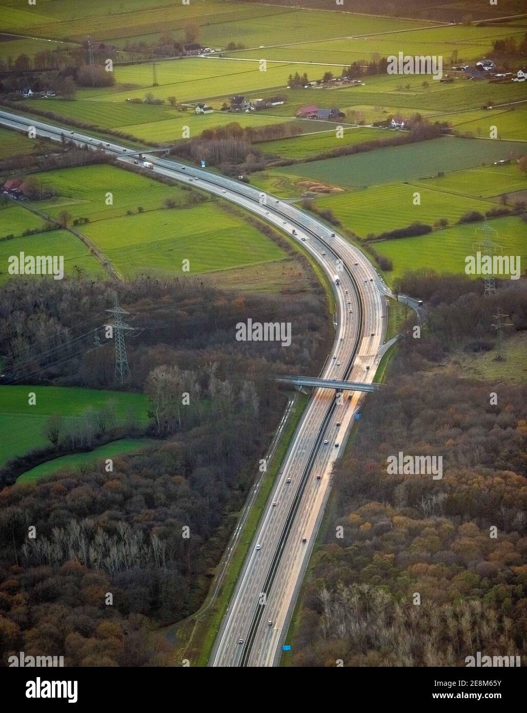 Four lane motorway hi-res stock photography and images - Alamy