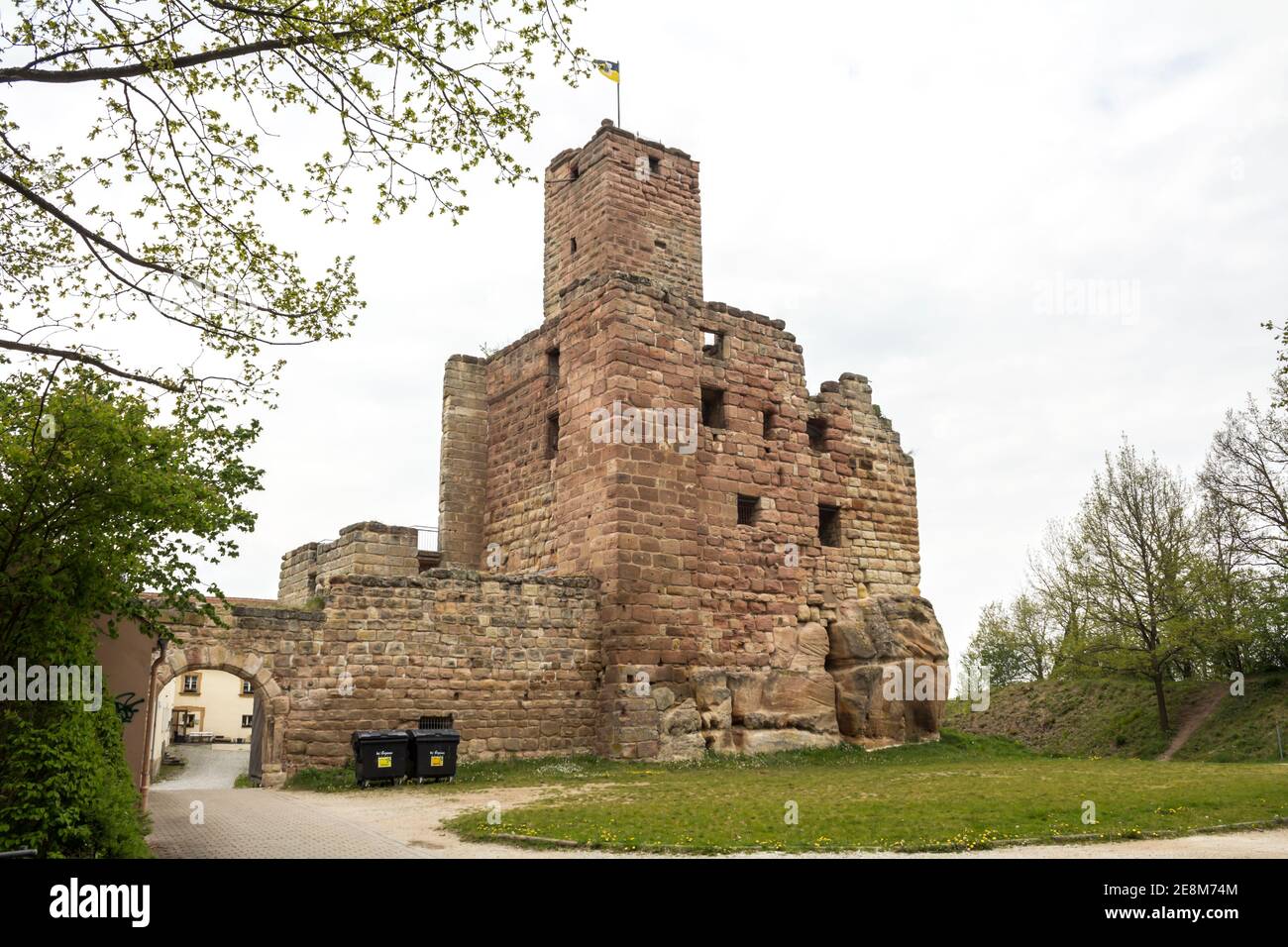 Hilpoltstein/ GERMANY, Castle Hilpoltstein in Bavaria Germany Stock ...